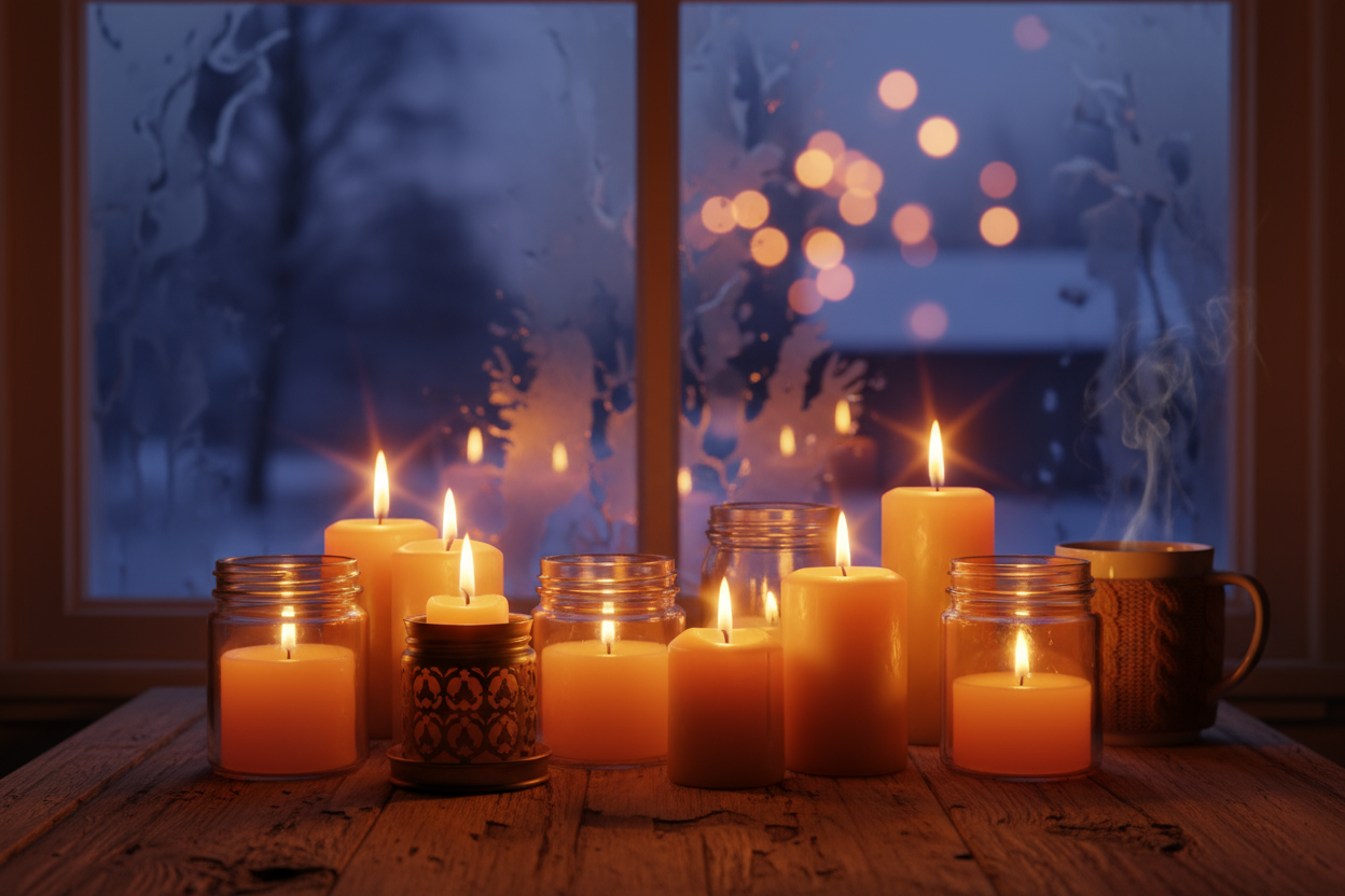 Shorter Days, Brighter Nights! Candle Benefits for Winter Transitions ...