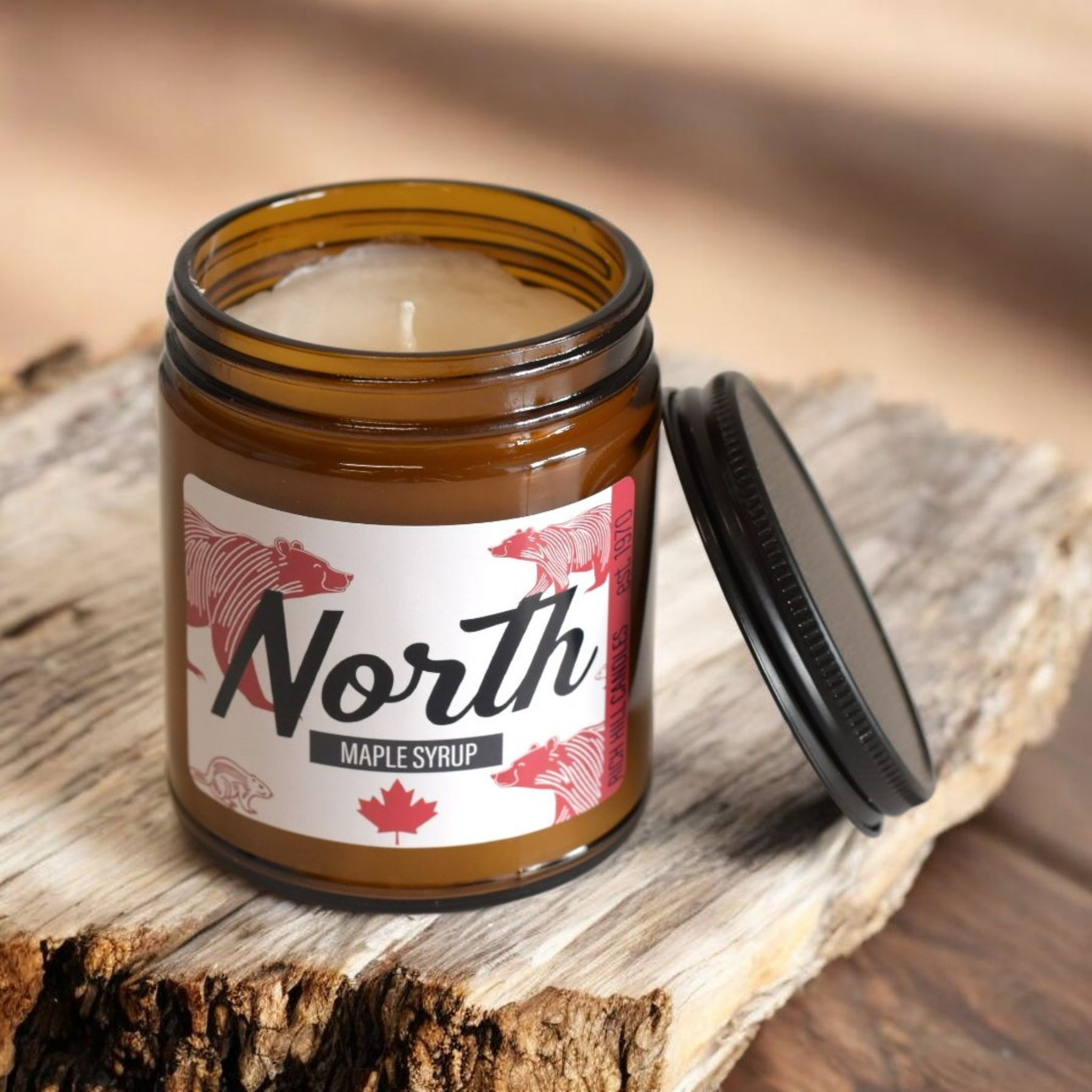 North Maple Syrup scented Jars – Rich Hill Candles & Gifts
